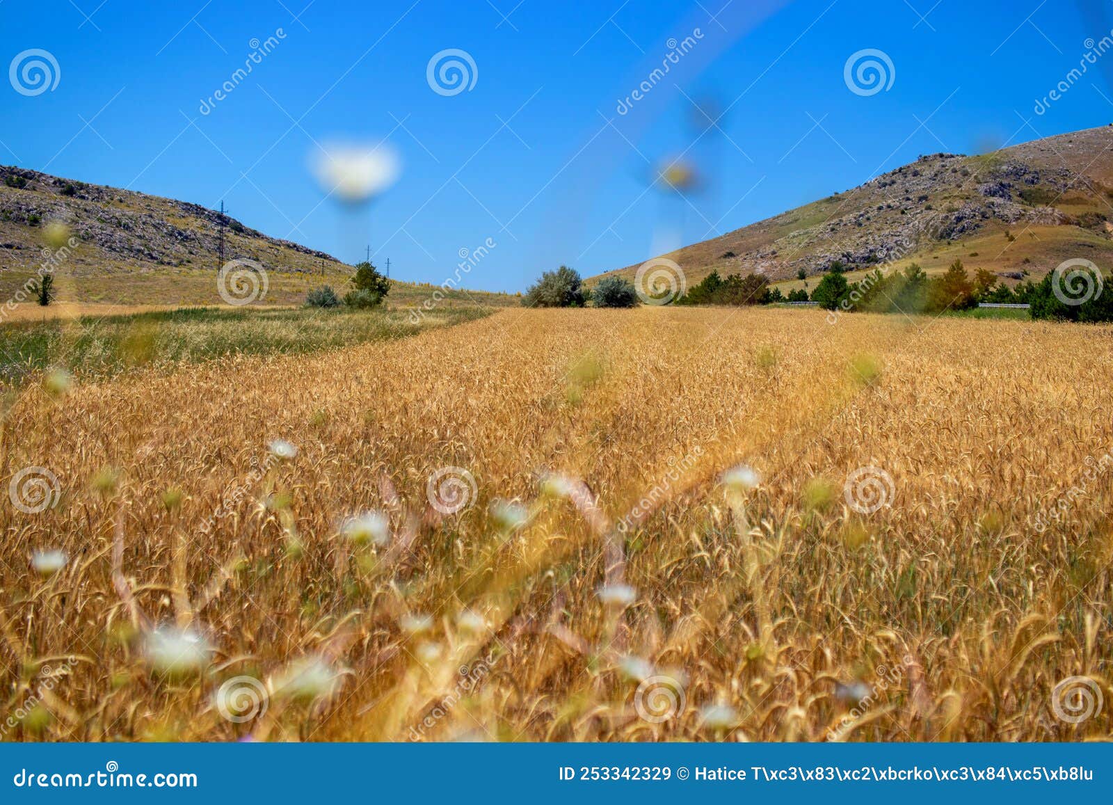 The Steep Mountains Behind the Wide Fields, Antalya Taurus Mountains ...