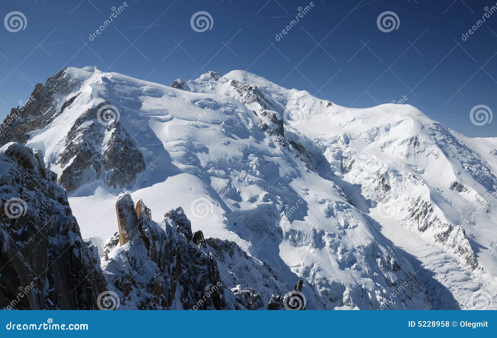 Steep Peaks and Snow Slopes Stock Photo - Image of cold, mountaineering ...