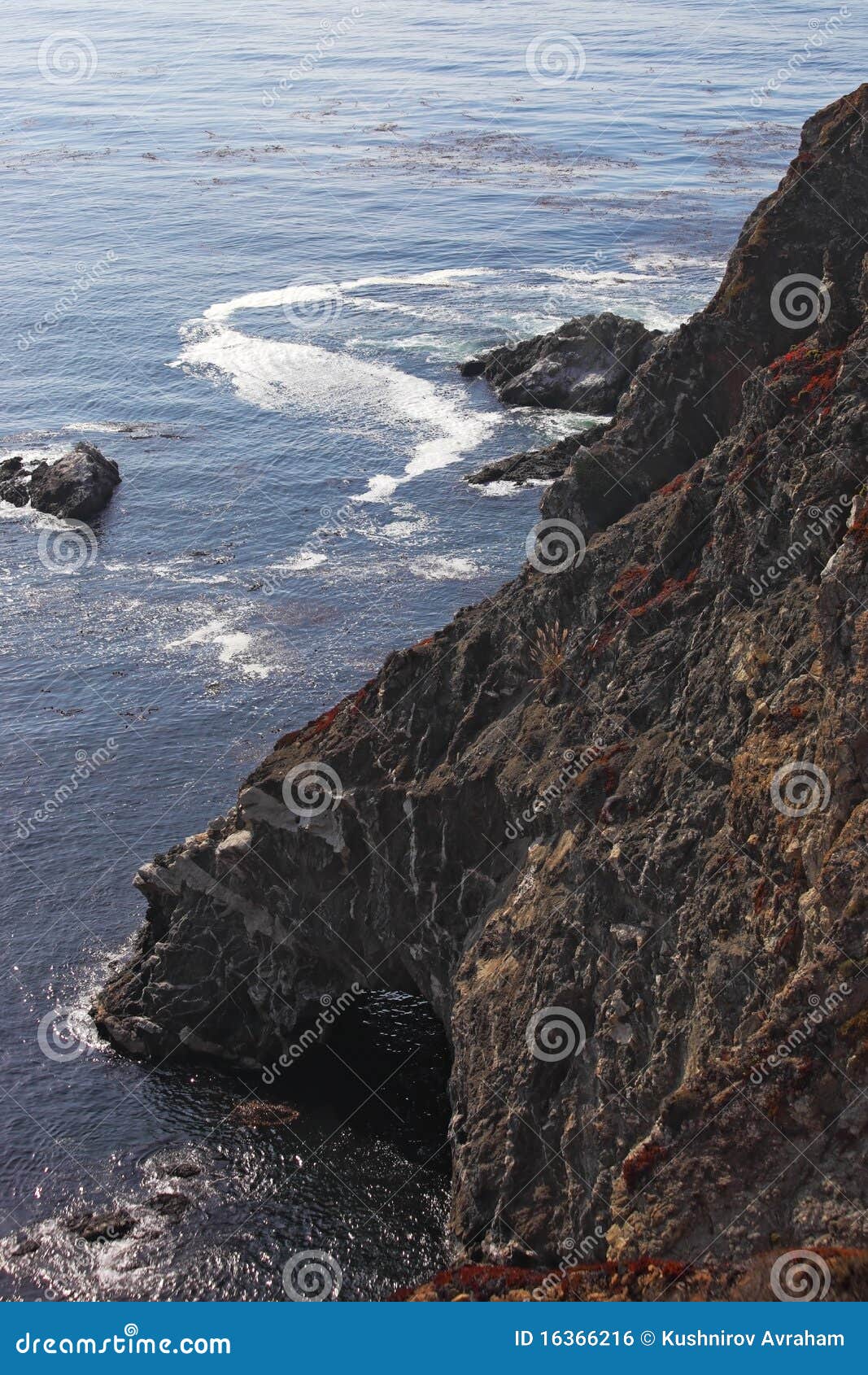 Steep rocky cliff stock photo. Image of mountain, surf - 16366216