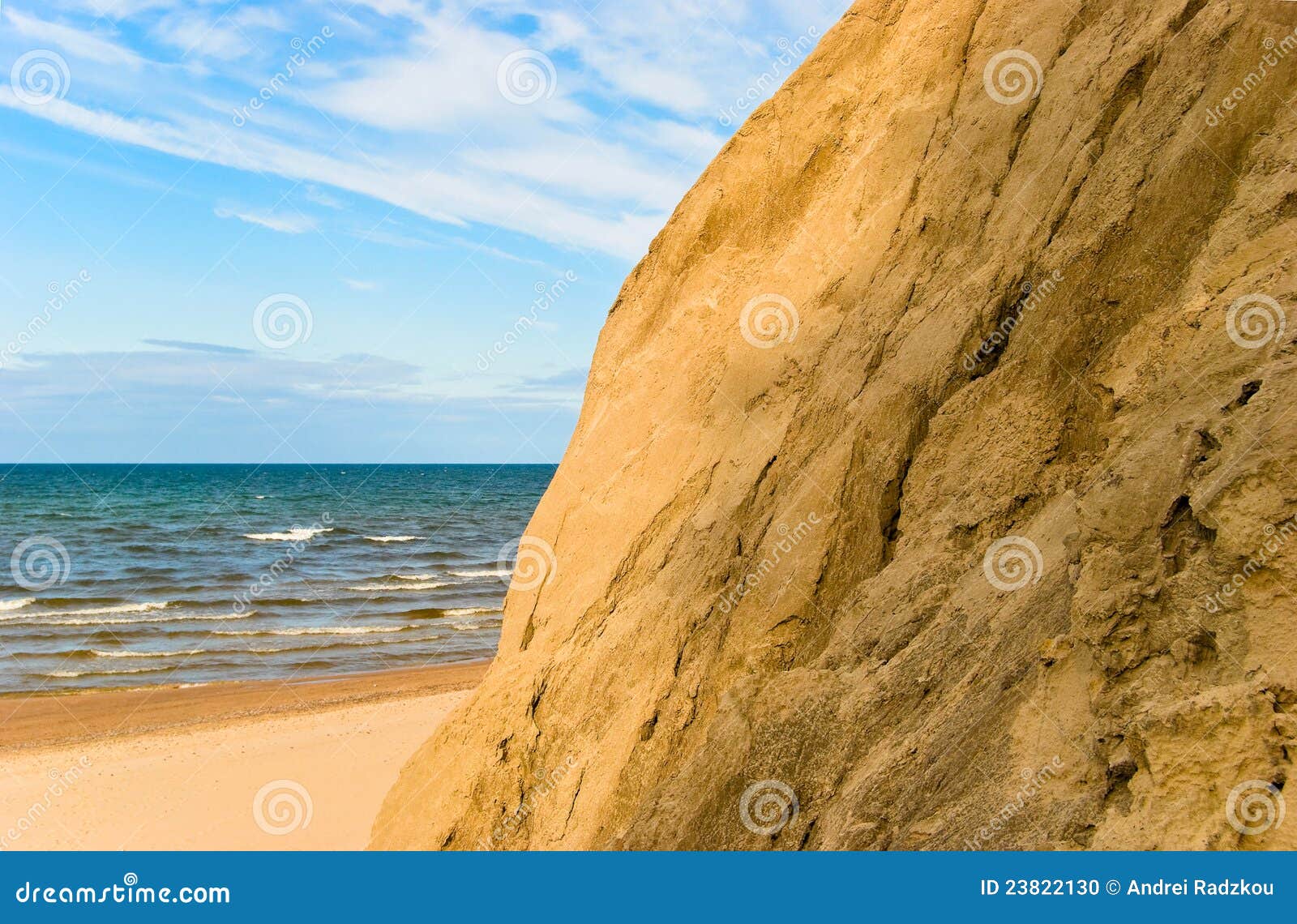 Steep Shores of the Baltic Sea. Latvia Stock Photo - Image of europe ...
