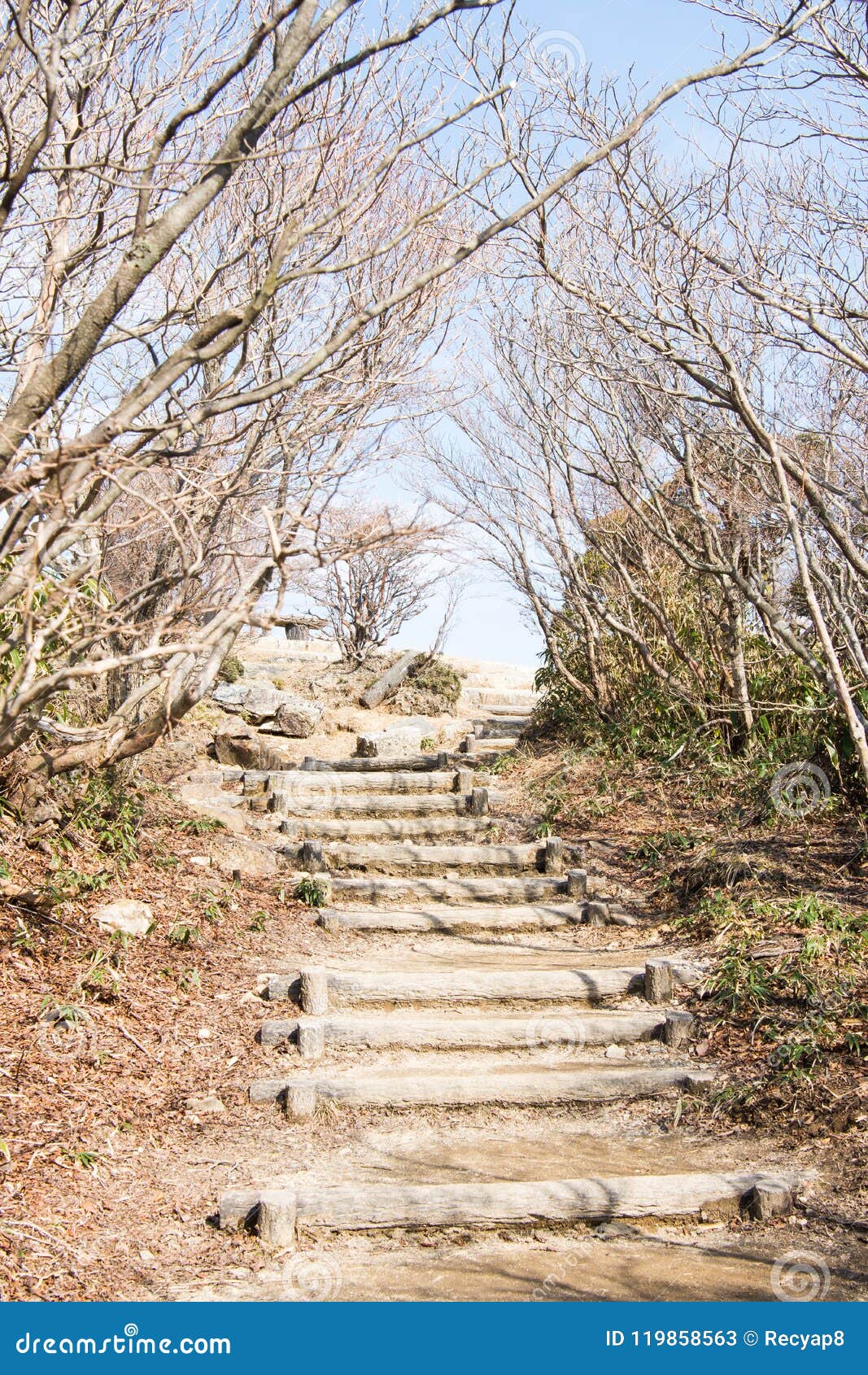 Steep stairs stock image. Image of long, steep, pattern - 119858563