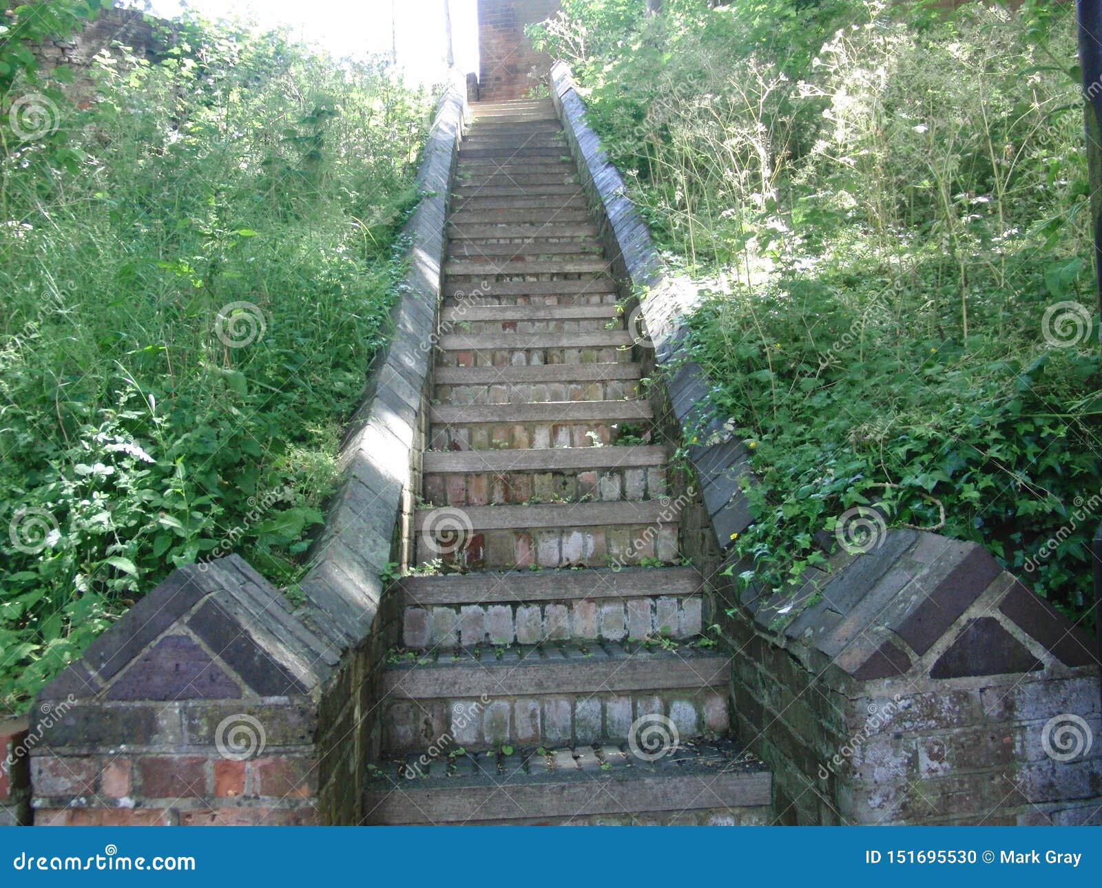 Steep Steps stock photo. Image of path, steps, bricks - 151695530