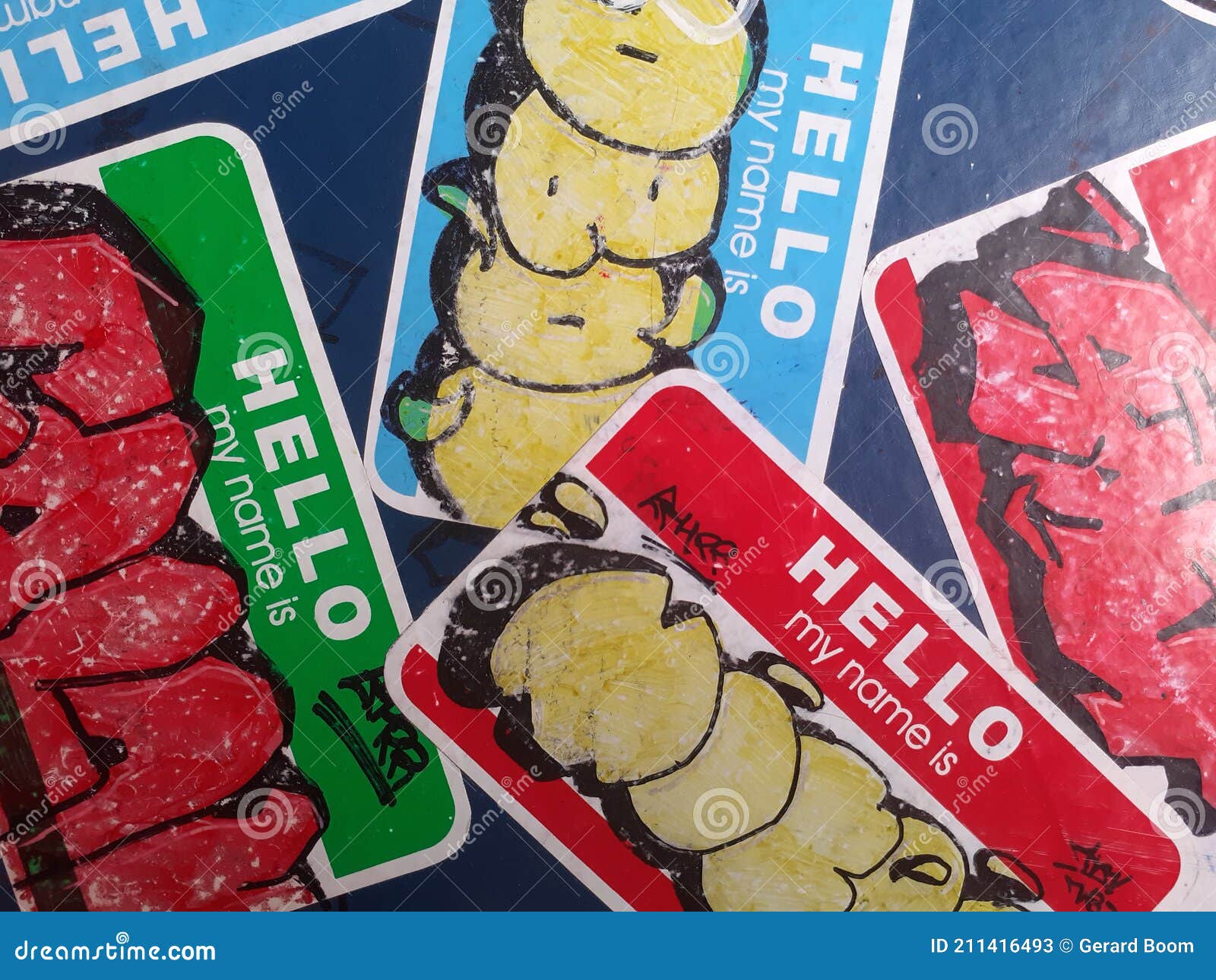 Steer Graffiti Sticker Art editorial stock photo. Image of brand ...