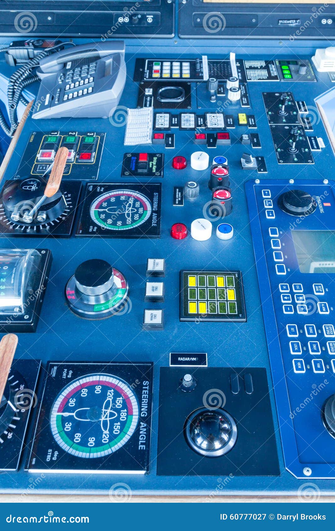 Steering Angle stock image. Image of bridge, interior - 60777027