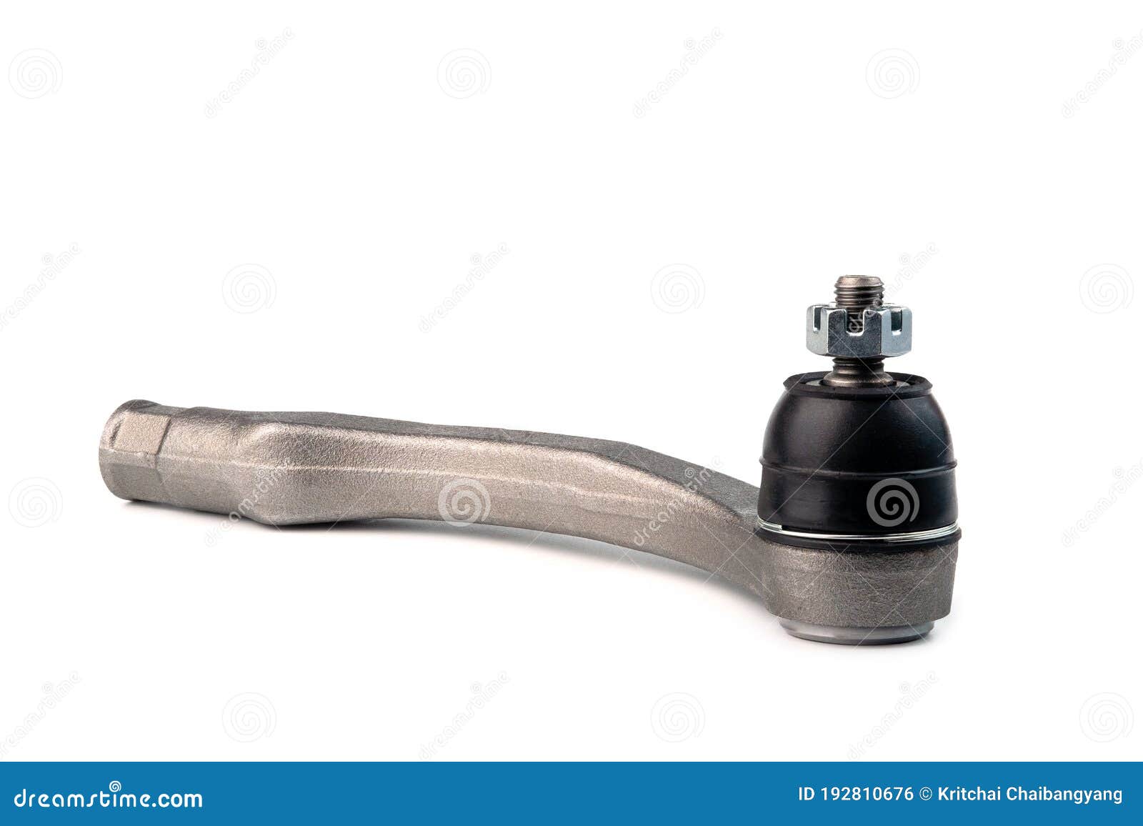 Steering Control Tip or Tie Rod End Isolated on White Background Stock ...
