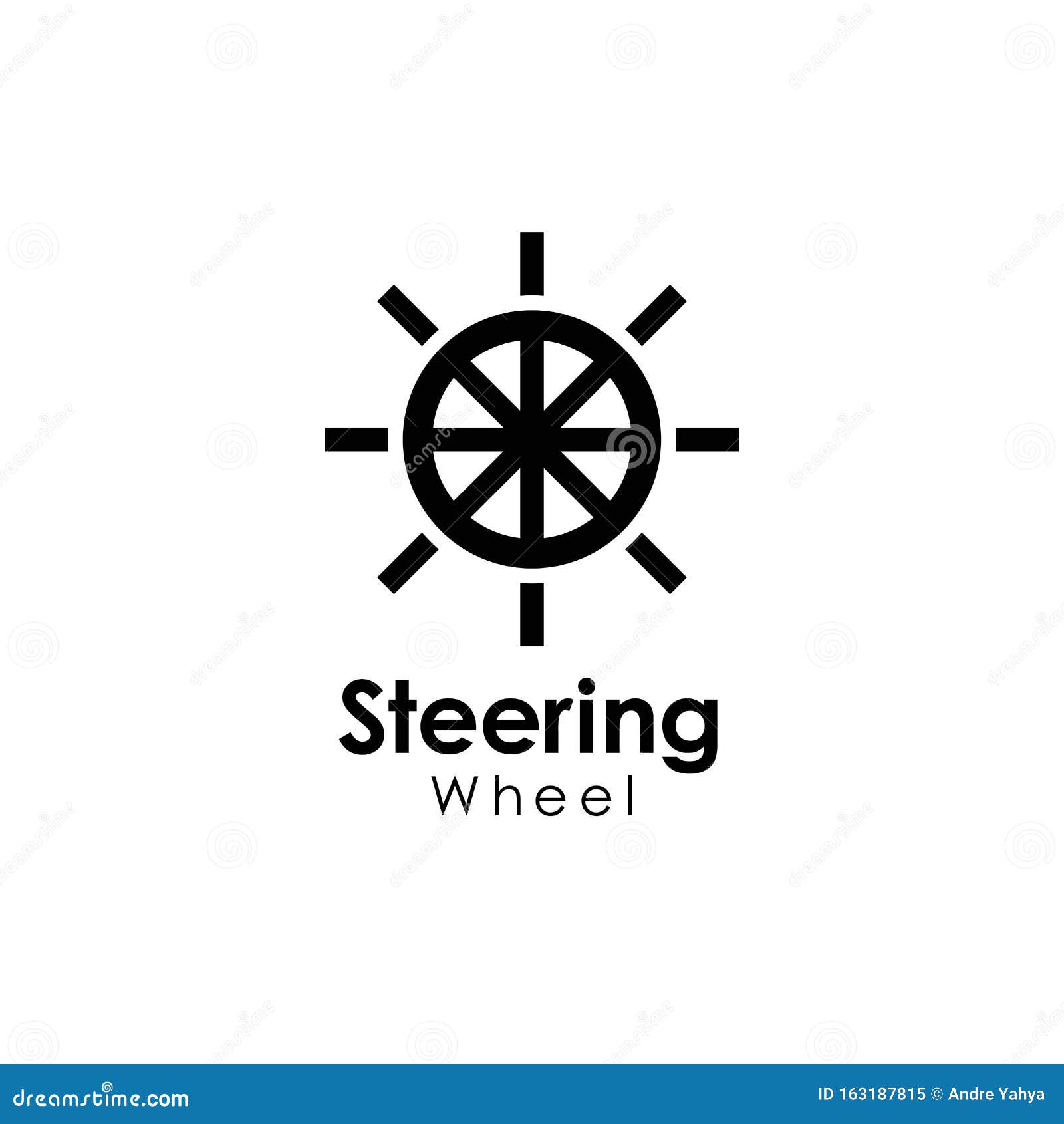 Steering Logo Template, Design Vector Icon Illustration Stock ...