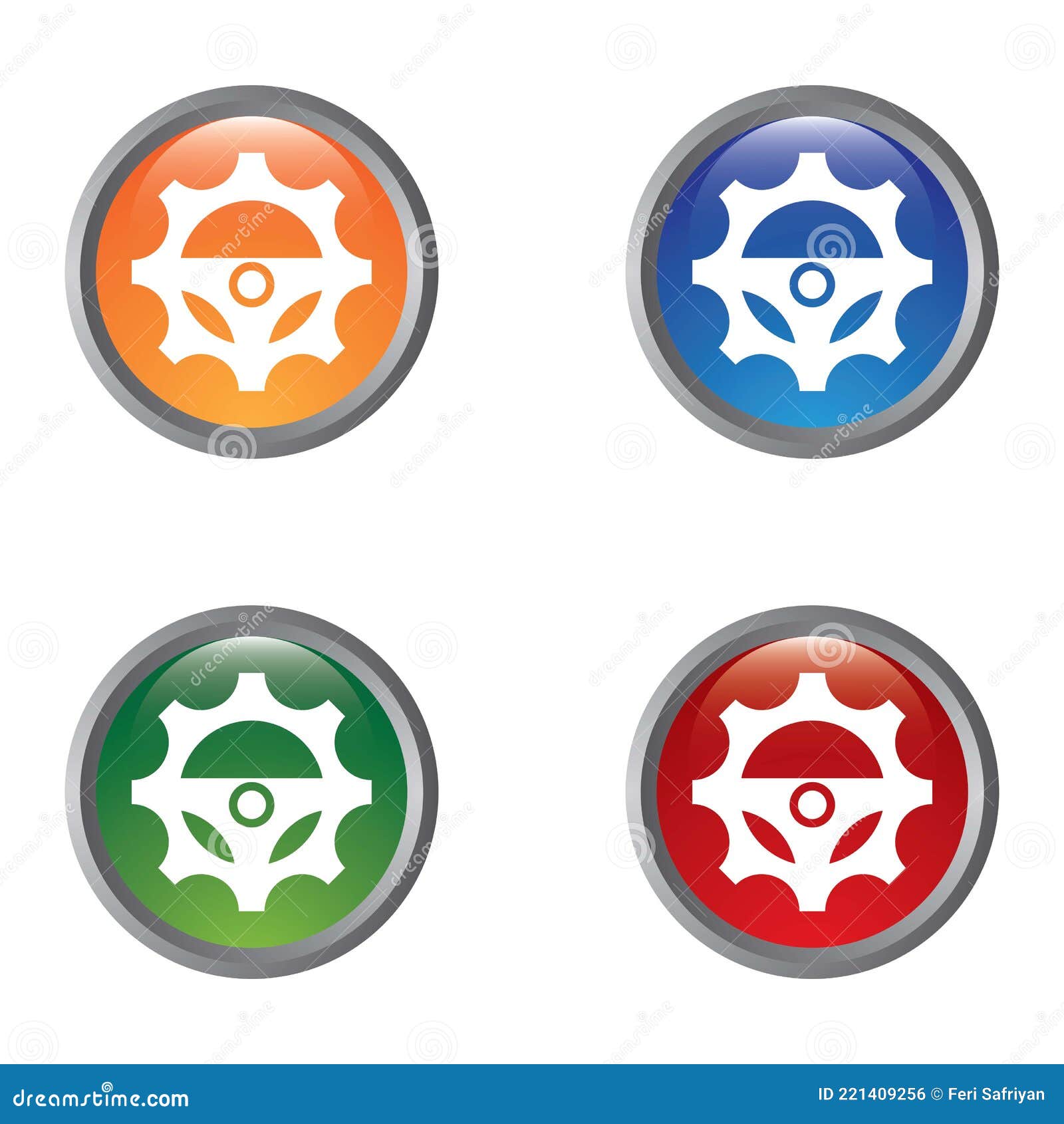 Steering logo icon set stock vector. Illustration of transportation ...