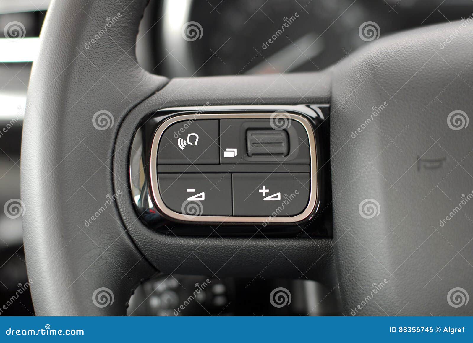 Steering wheel button stock photo. Image of modern, abstract - 88356746