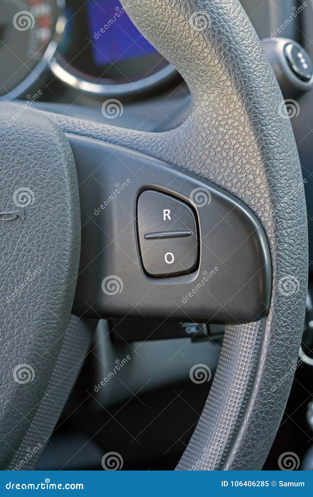 Steering wheel controls stock image. Image of panel - 106406285