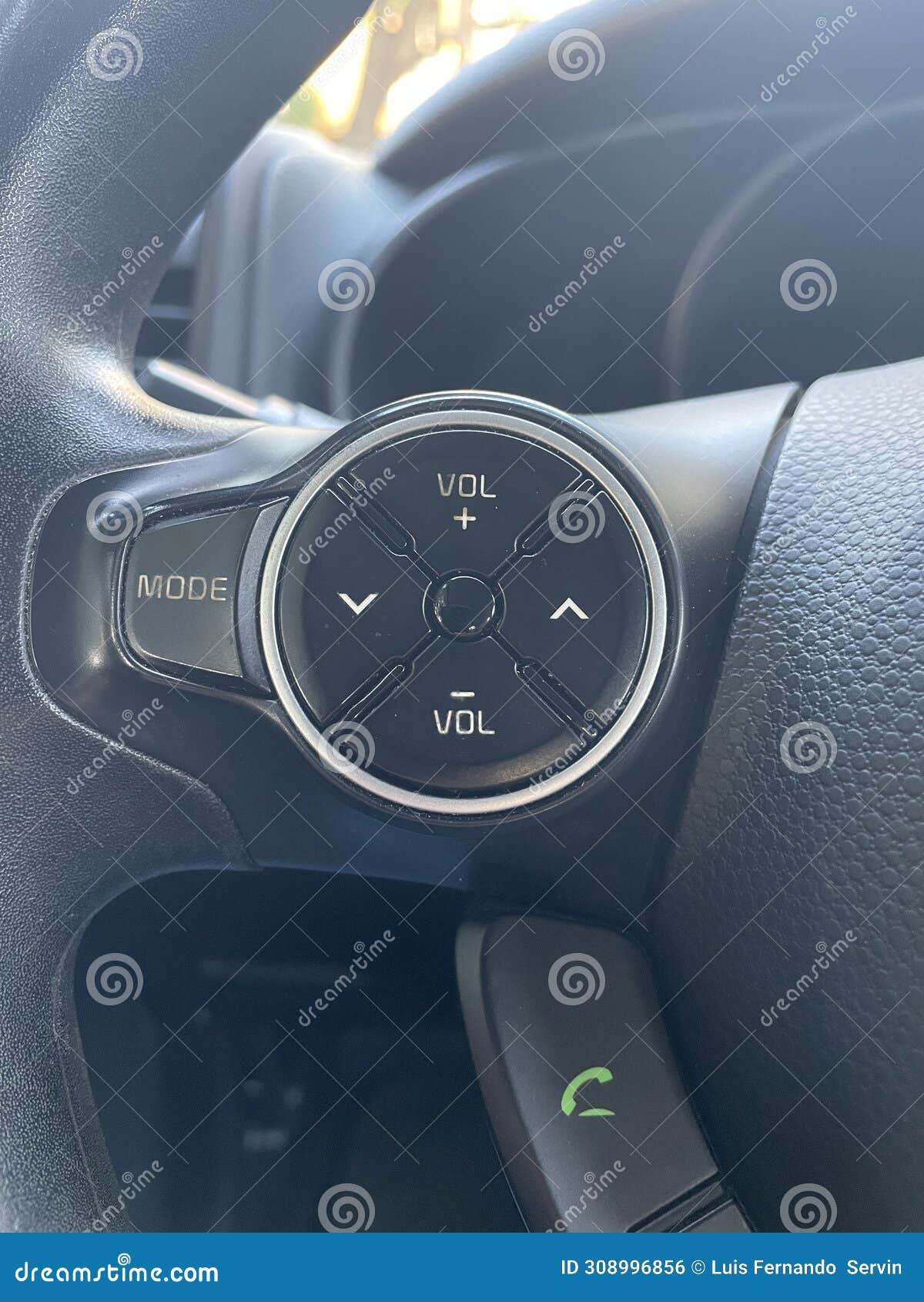 Steering wheel controls stock photo. Image of automotive - 308996856