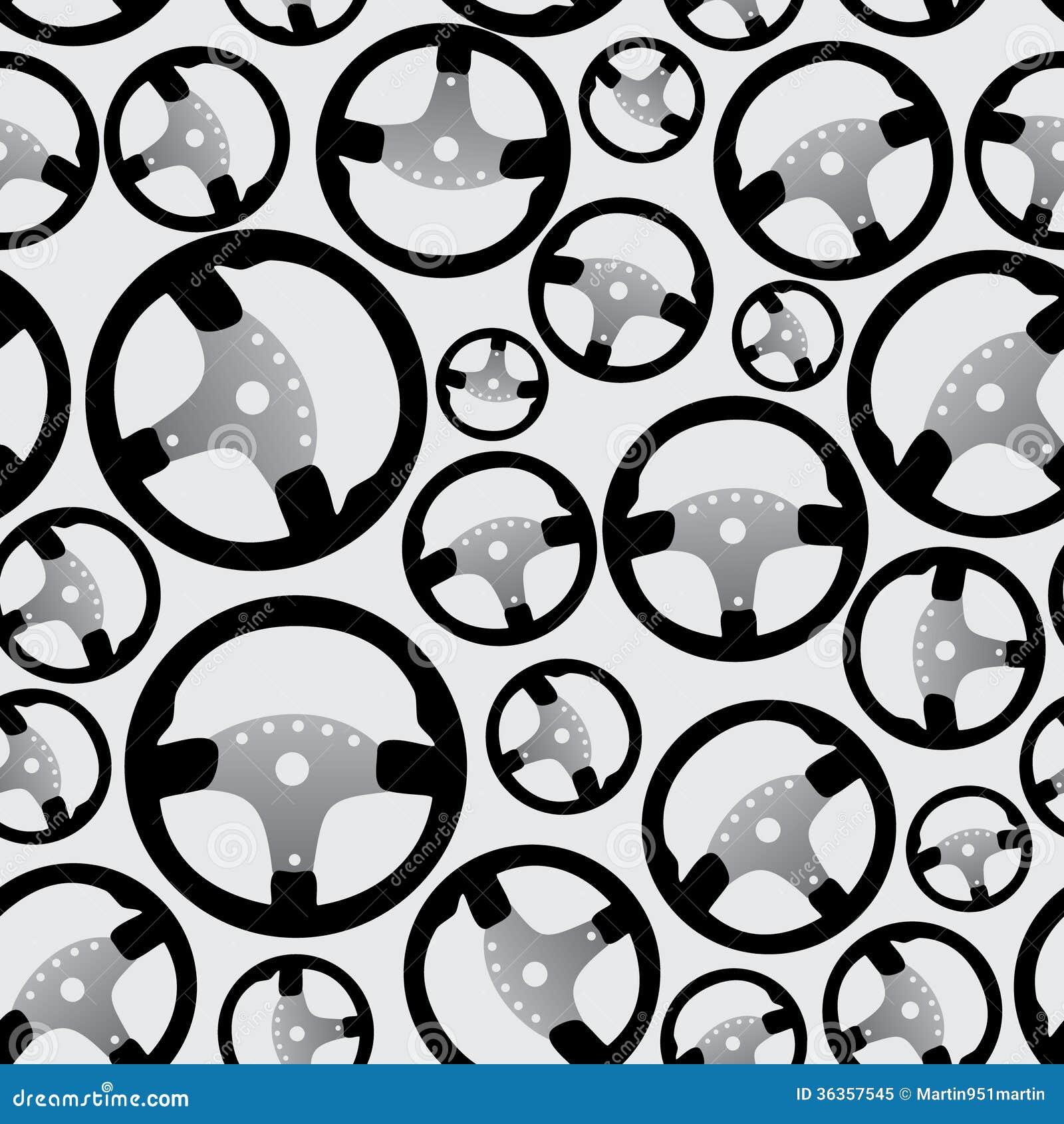 Steering Wheel Pattern Eps10 Stock Vector - Illustration of seamless ...