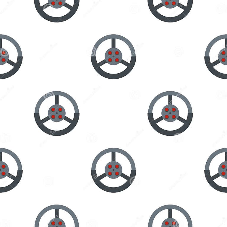 Steering Wheel Pattern Seamless Stock Vector - Illustration of object ...
