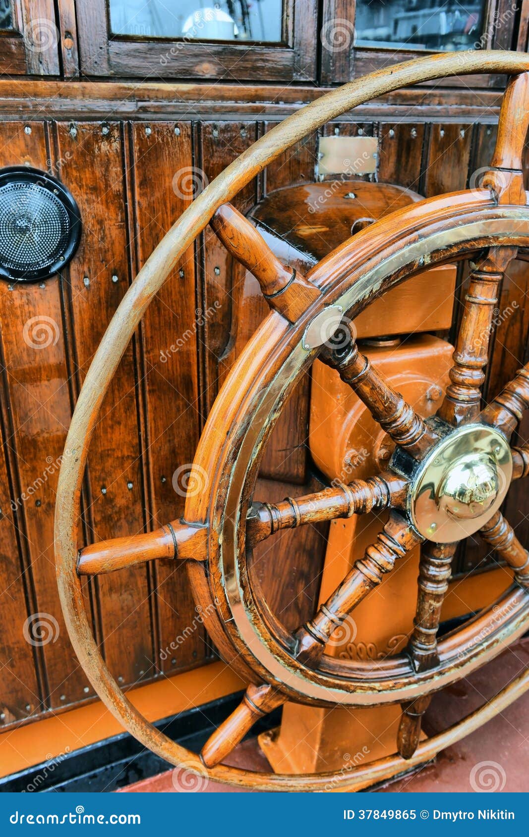Steering wheel sailboat stock image. Image of marine - 37849865