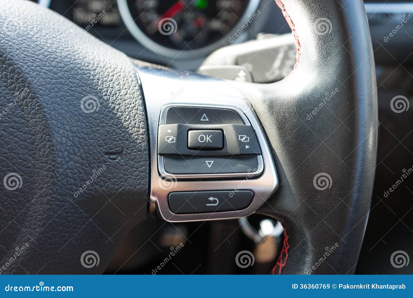 Steering Wheel Switch stock image. Image of push, vehicle - 36360769