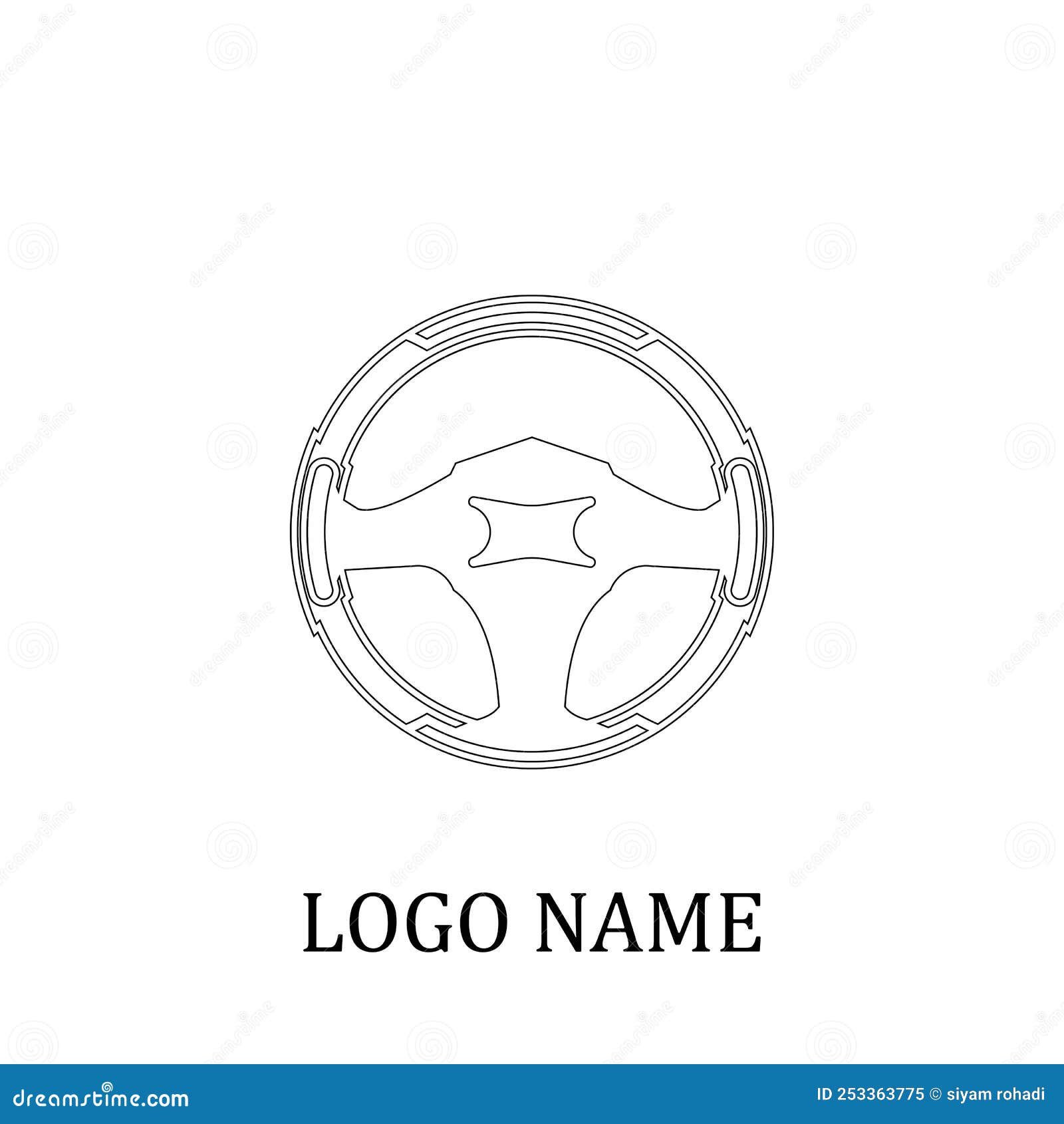 Steering Wheel Vector Illustration Stock Vector - Illustration of drive ...