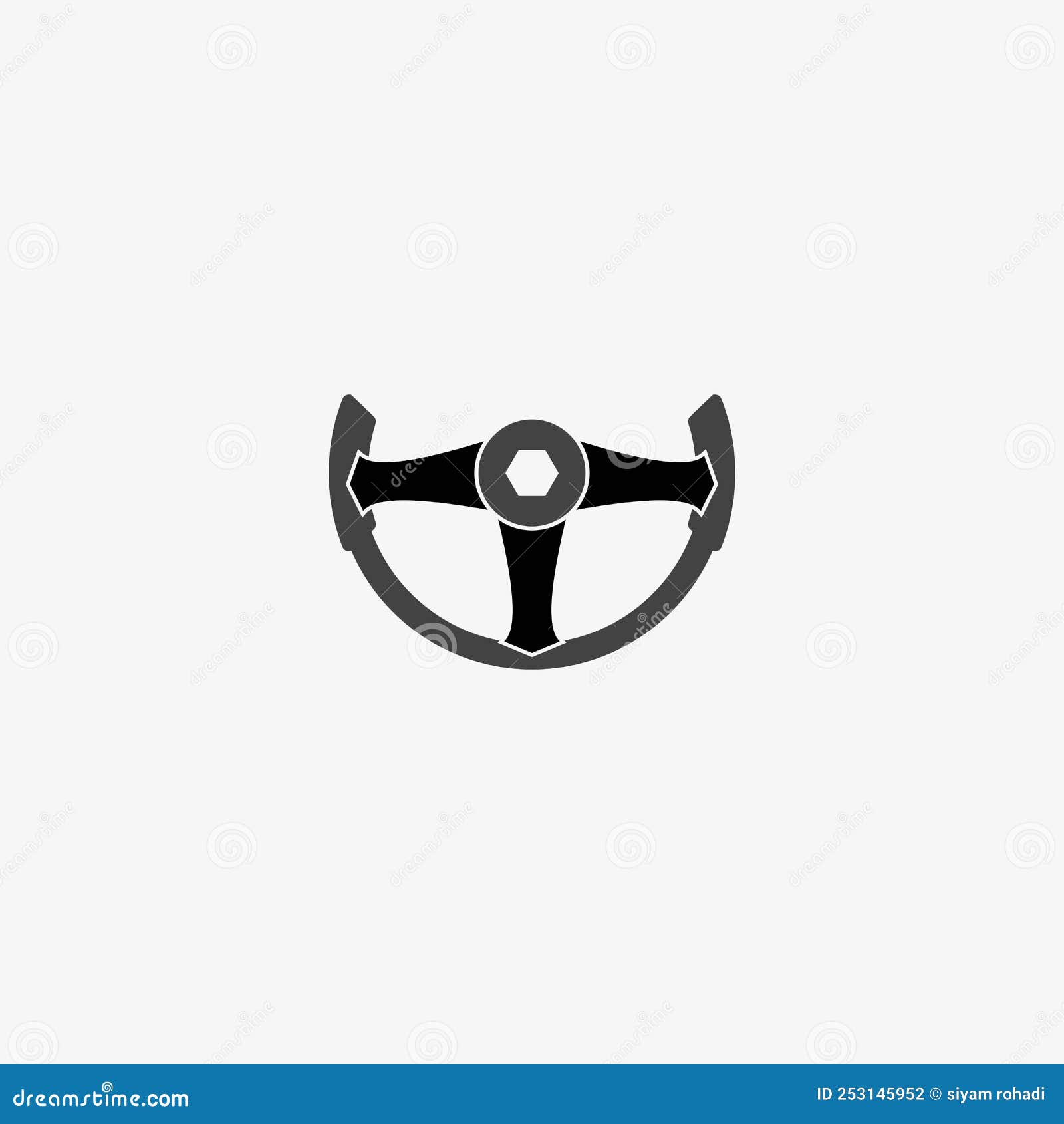 Steering Wheel Vector Illustration Stock Vector - Illustration of ...