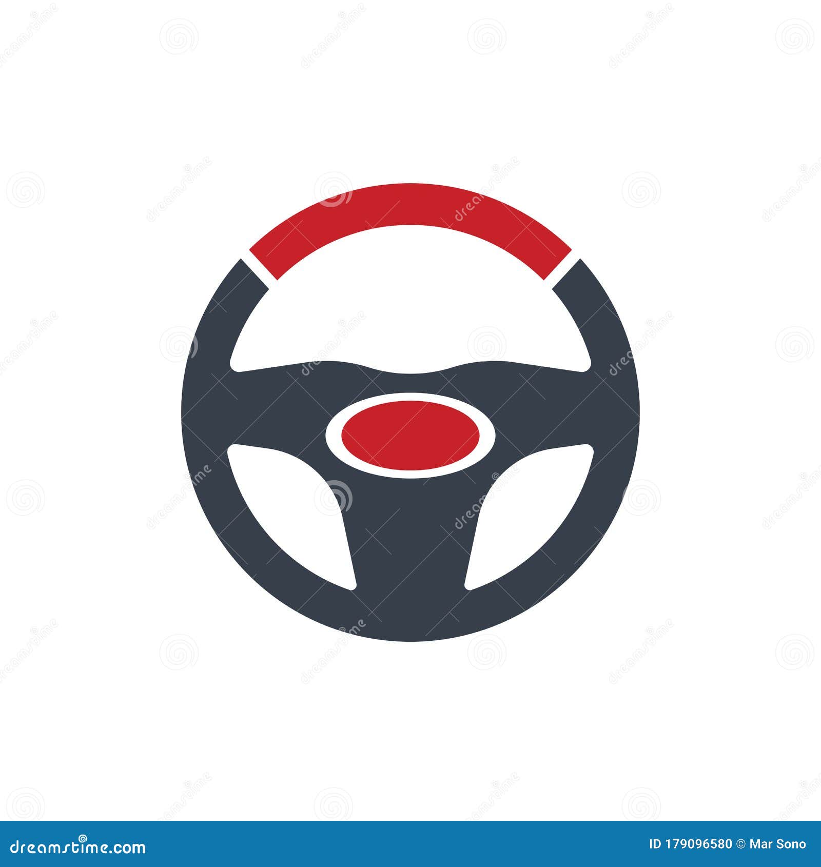 Steering Wheel vector logo stock vector. Illustration of horn - 179096580