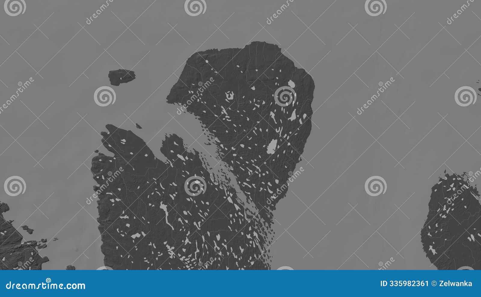 Stefansson Island. Canada. Bilevel Stock Illustration - Illustration of ...