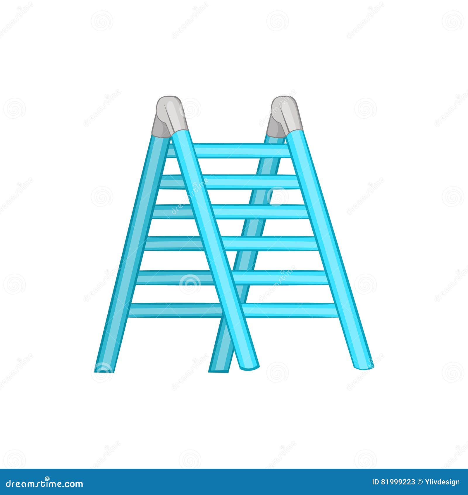 Stegesymbol, Tecknad Filmstil Vektor Illustrationer - Illustration av ...