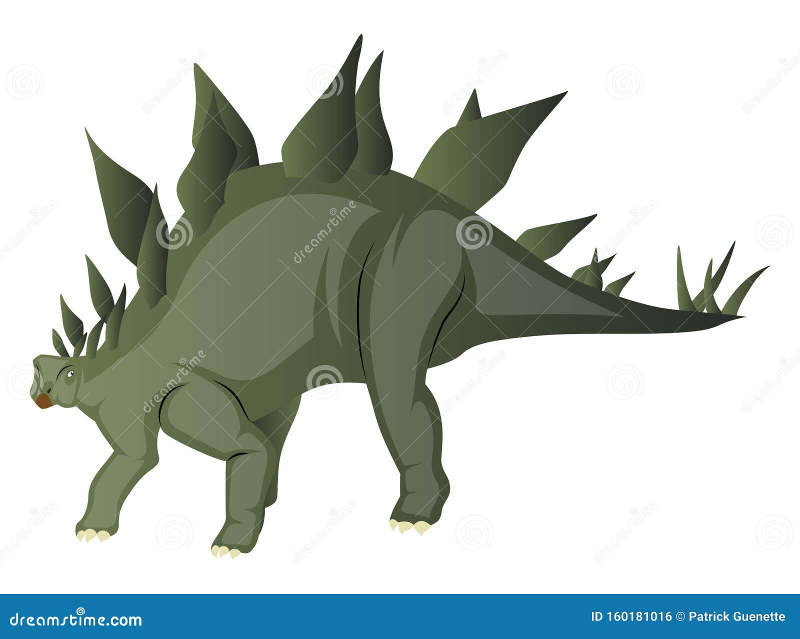 Stegosaurus Illustration, Drawing, Engraving, Ink, Line Art, Vector ...