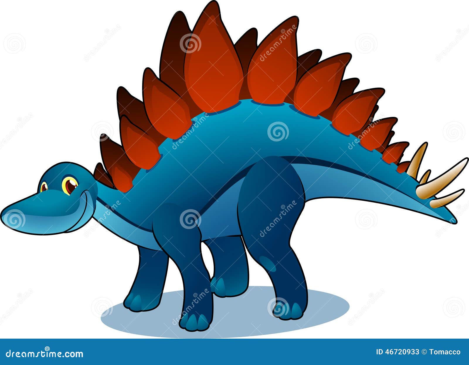 Stegosaurus stock illustration. Illustration of themes - 46720933