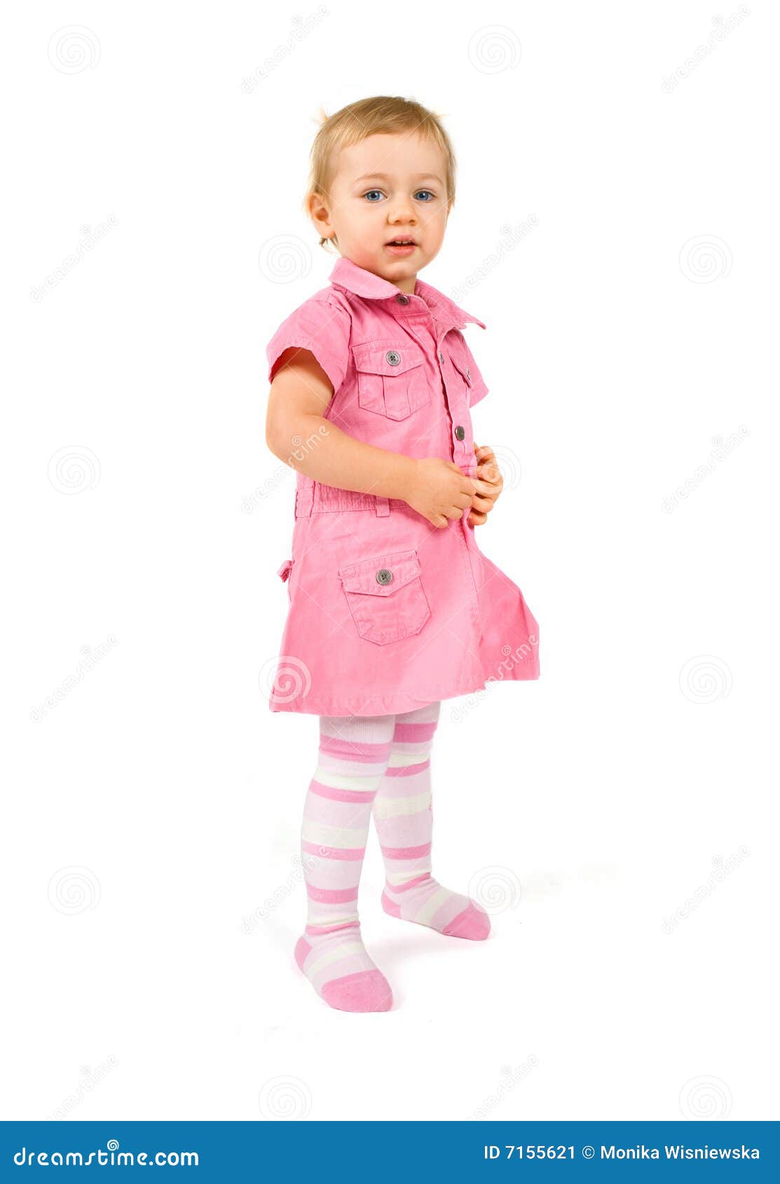 Stehendes Baby stockbild. Bild von zicklein, entzückend - 7155621