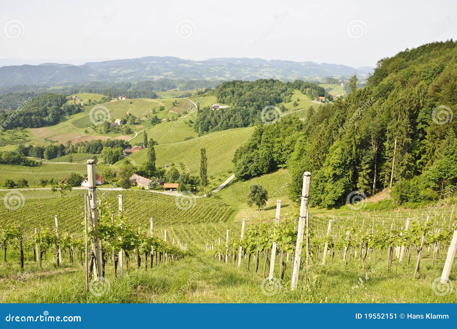 Steiermark-Landschaft stockbild. Bild von hügel, landschaft - 19552151