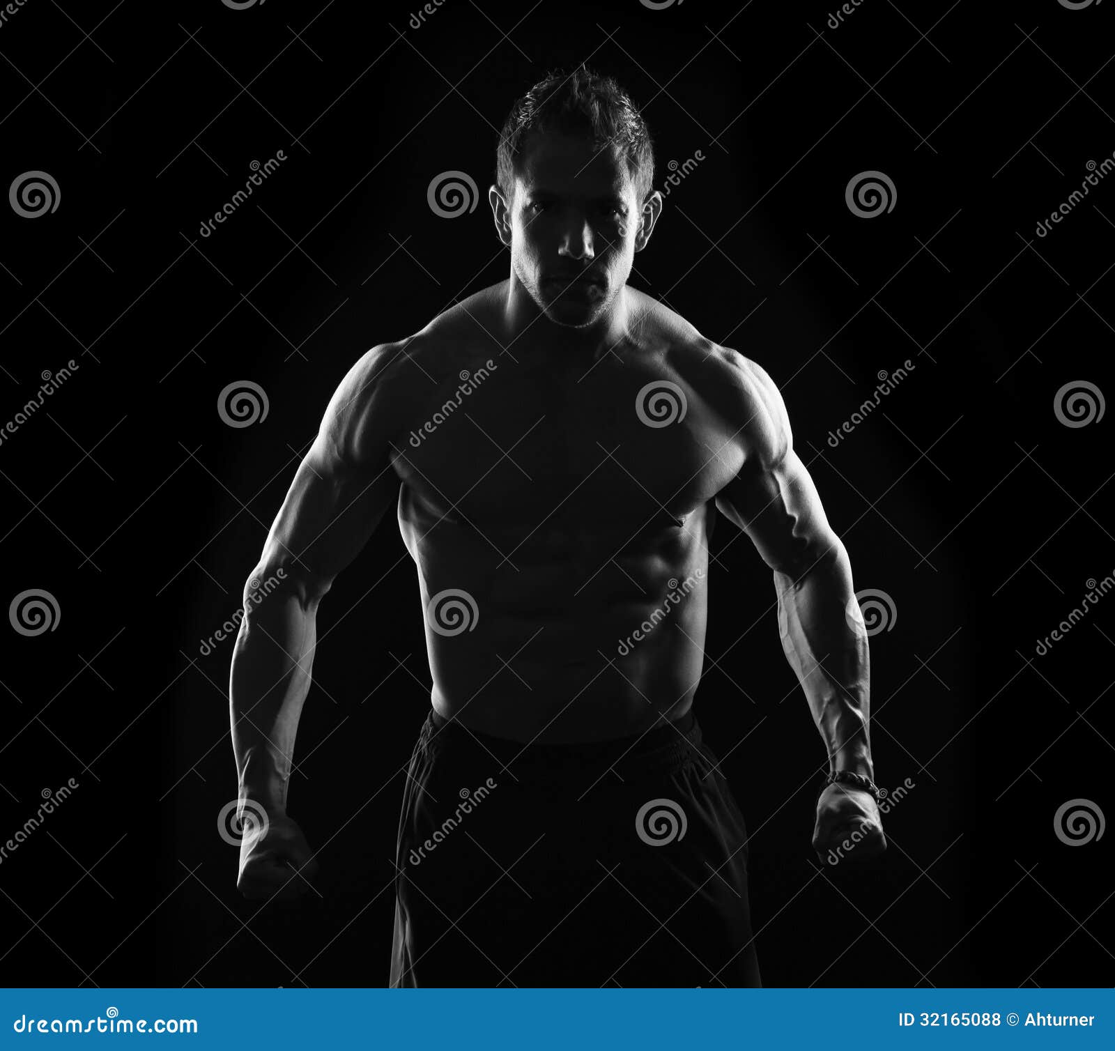 Steifer starker Mann stockfoto. Bild von amerikanisch - 32165088