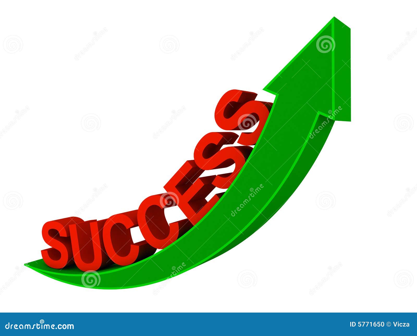 Steigender Erfolg stock abbildung. Illustration von finanziell - 5771650