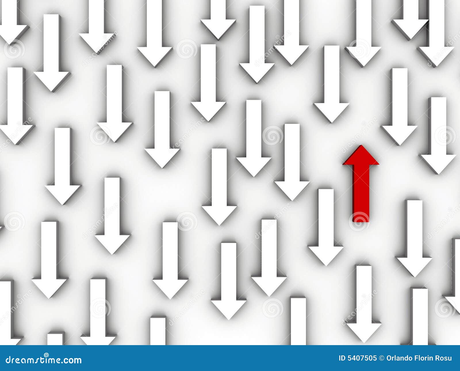 Steigender Pfeil stock abbildung. Illustration von anstieg - 5407505