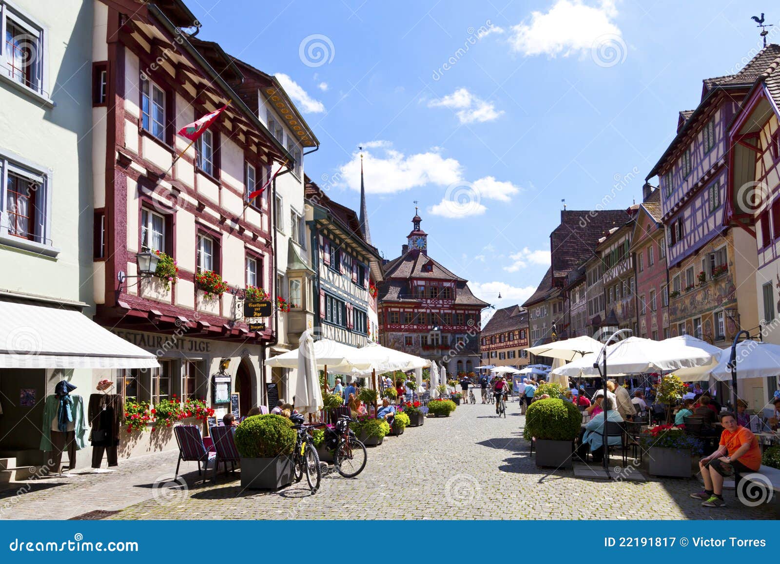 Stein am Rhein, Switzerland Editorial Photography - Image of summer ...