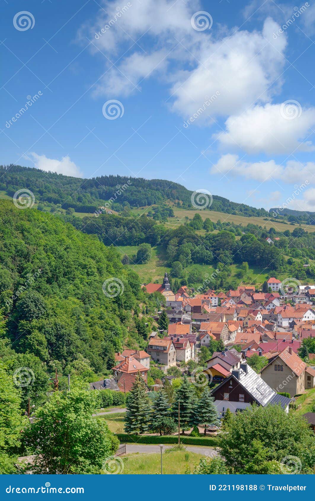 Steinbach Bad Liebenstein,Thuringian Forest,Germany Stock Photo - Image ...