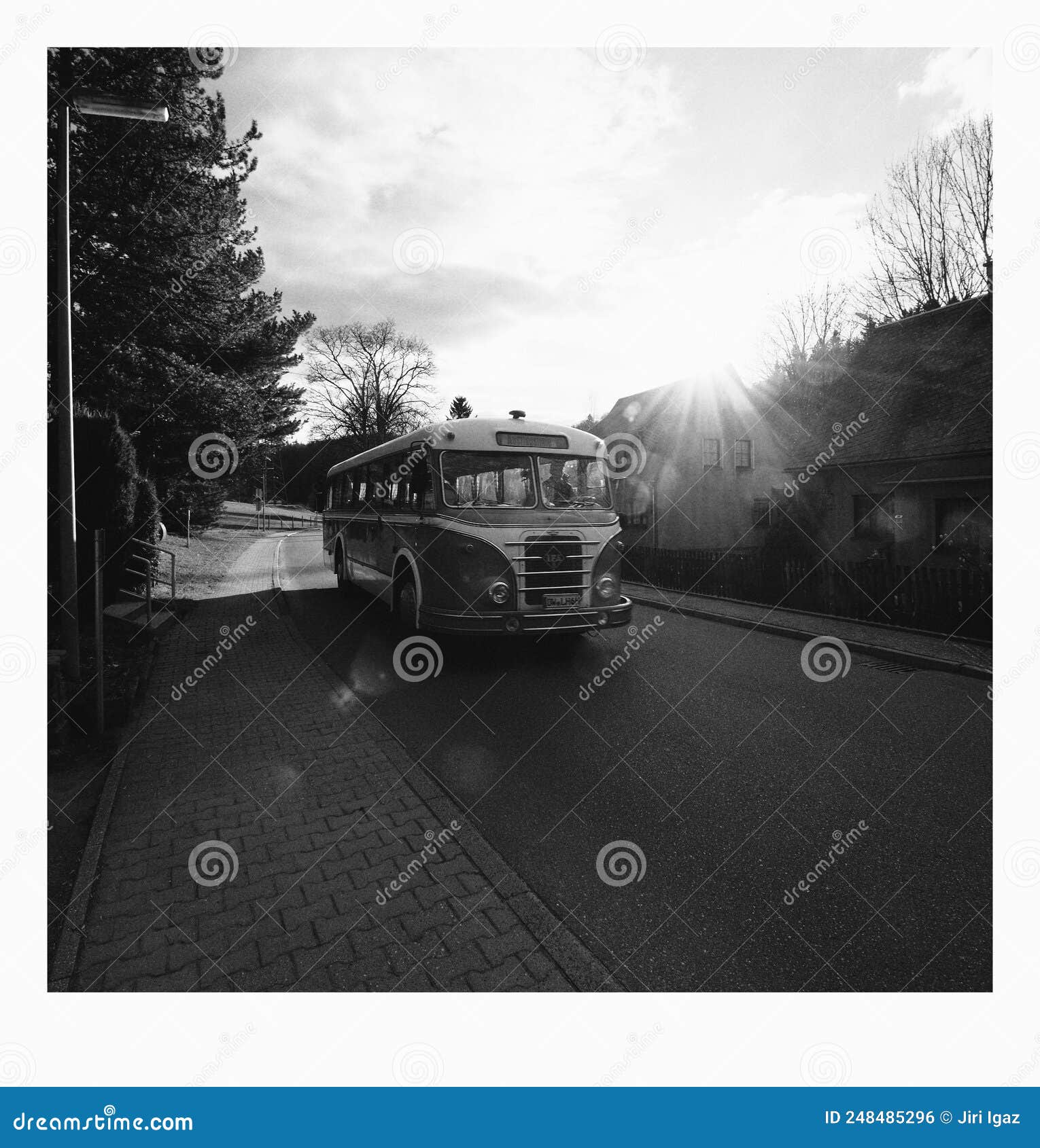 Steinbach, Germany - April 17, 2022: Bus IFA H6B from East Germany ...