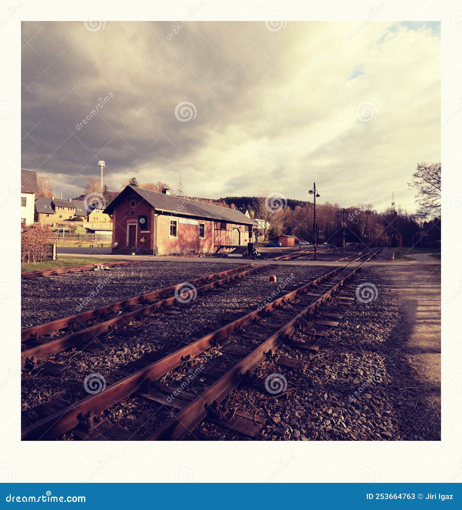 Steinbach, Germany - April 17, 2022: Train Station in Ore Mountains ...