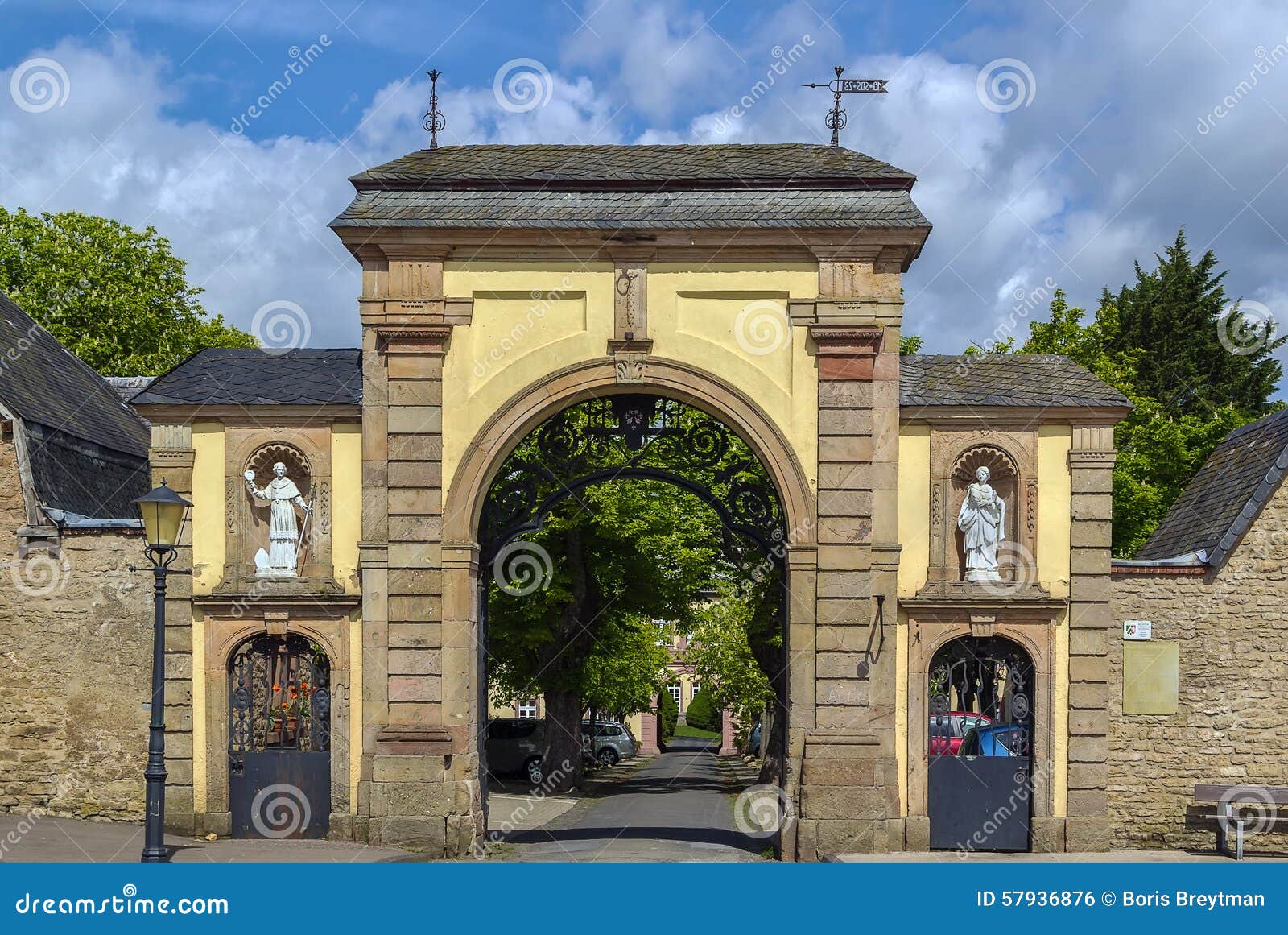 Steinfeld Abbey, Germany stock photo. Image of gate, europe - 57936876