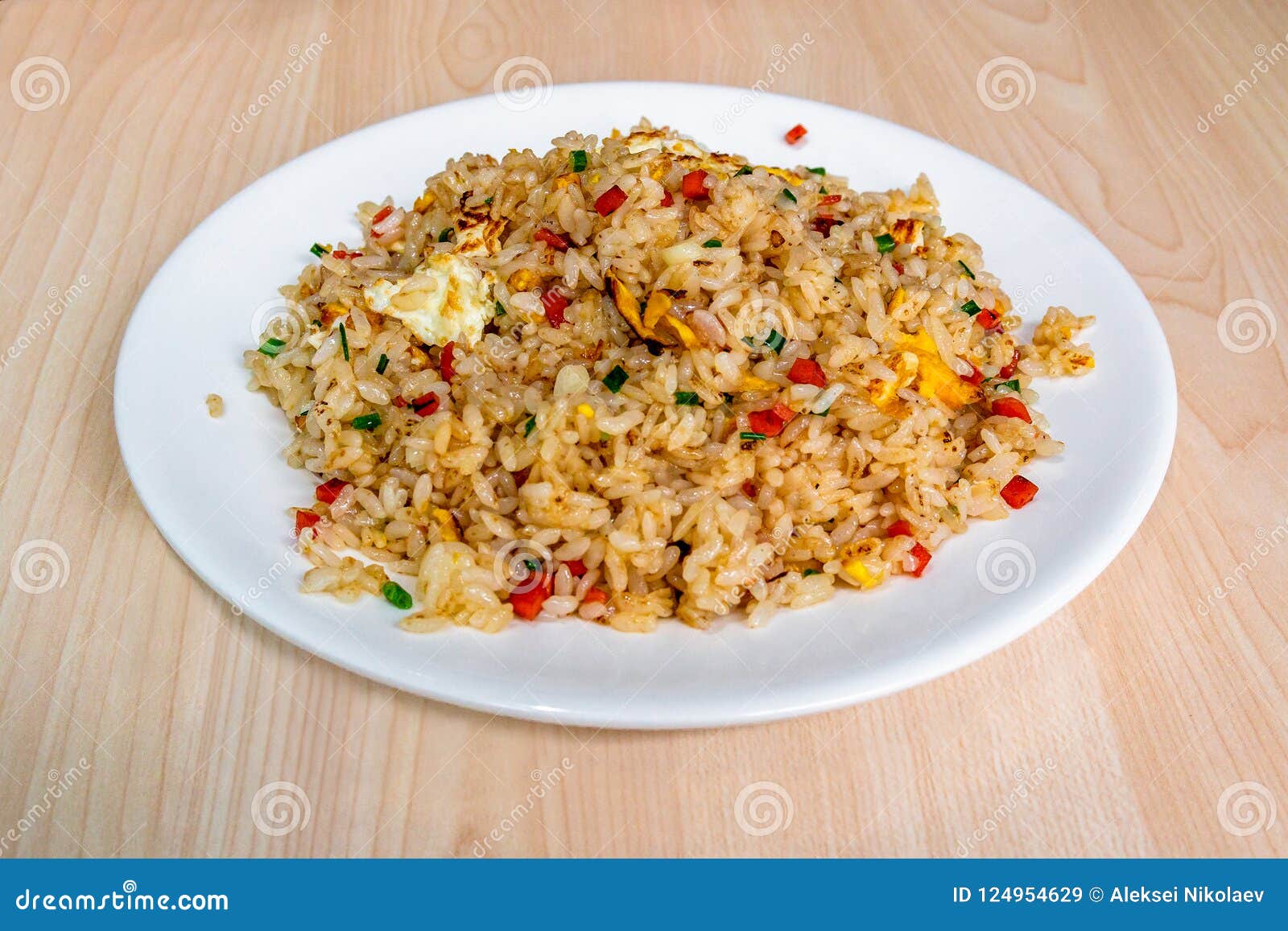 Stekte Ris, Kinesisk Kokkonst Fotografering för Bildbyråer - Bild av ...