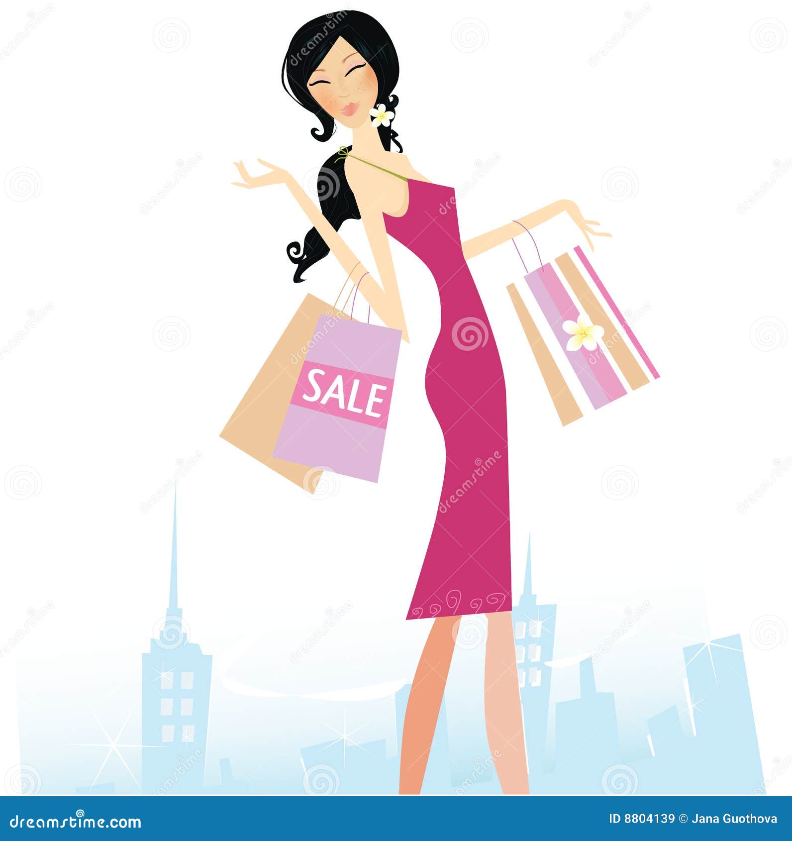 Stella di acquisto illustrazione vettoriale. Illustrazione di carino ...