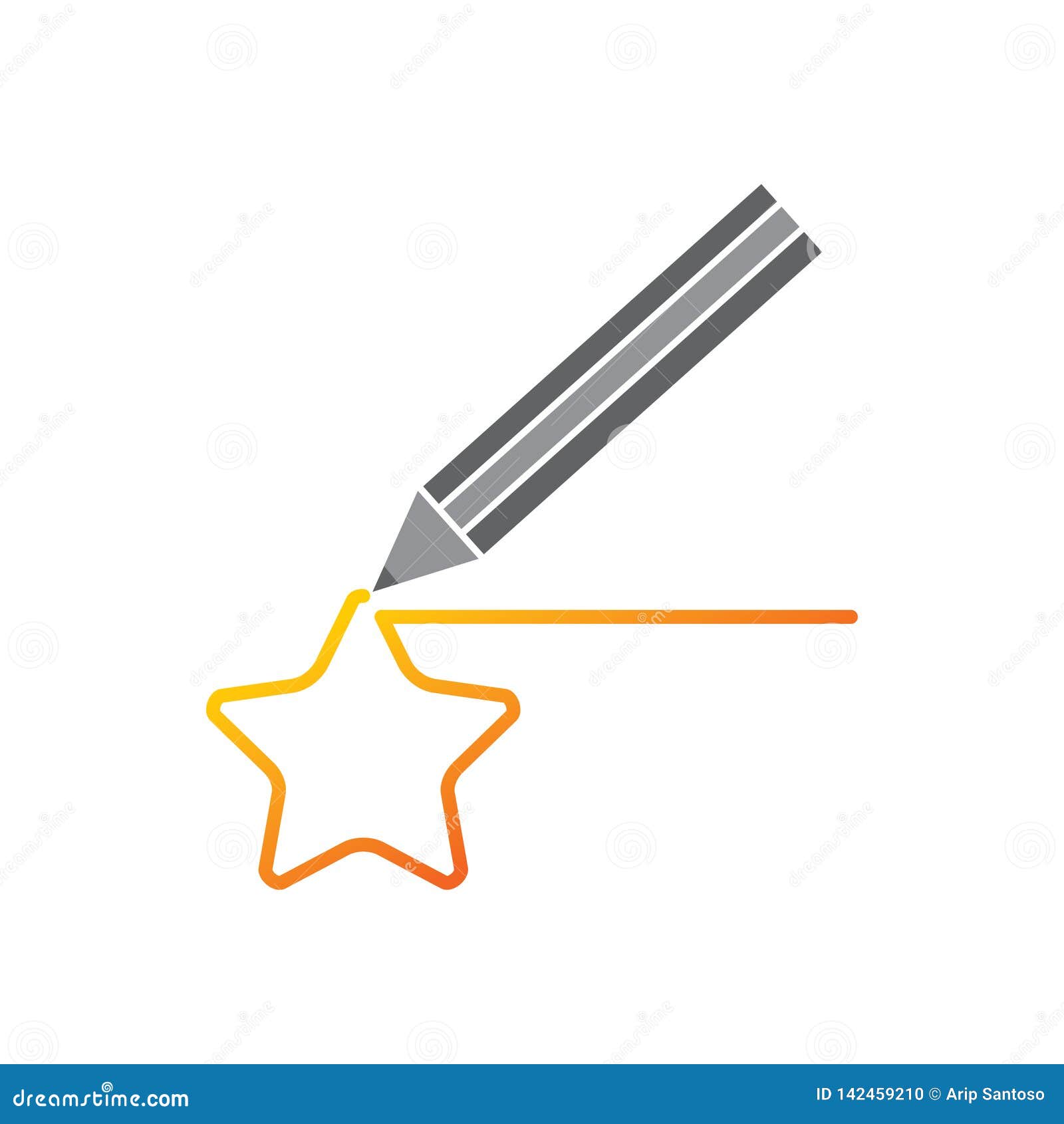 Stella Logo Design Template Isolated Di Successo Illustrazione ...