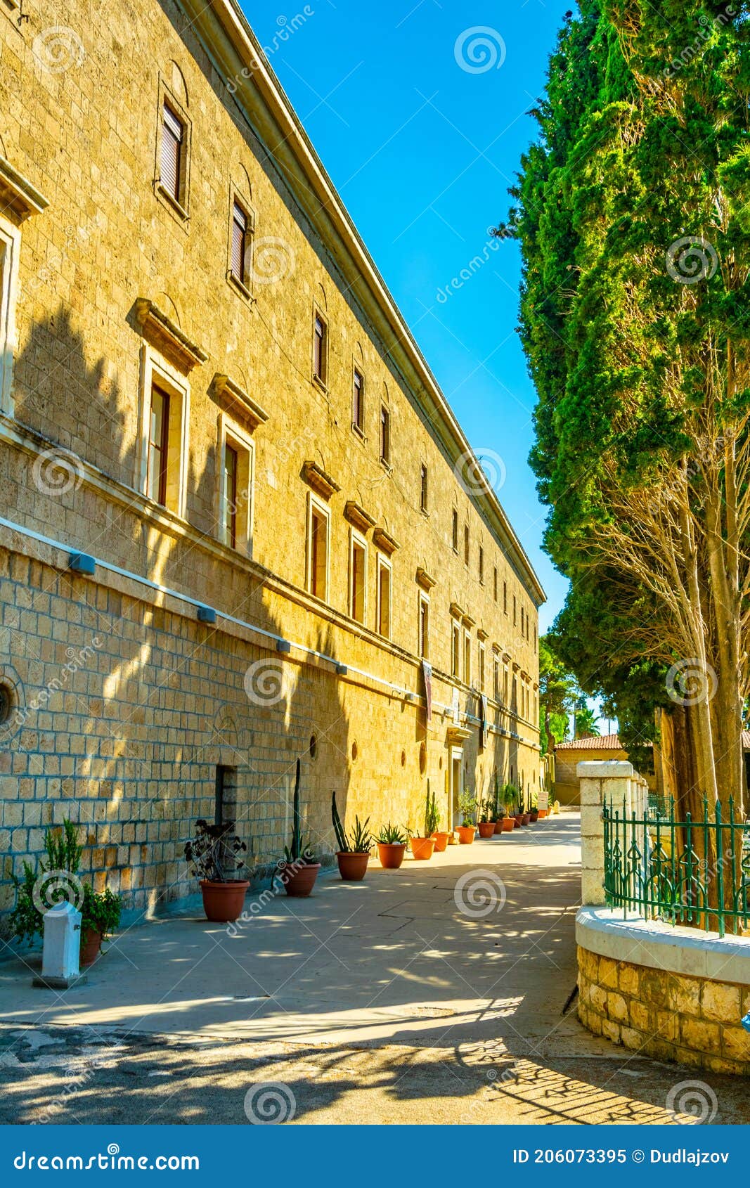 Stella Maris Monastery in Haifa, Israel Stock Image - Image of ...