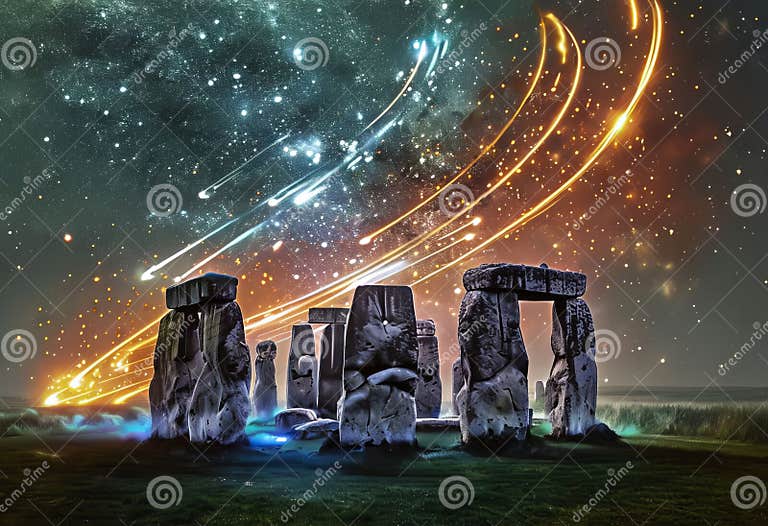 Stellar Alchemy the Perseids Transform Elements in the Air Creat Stock ...