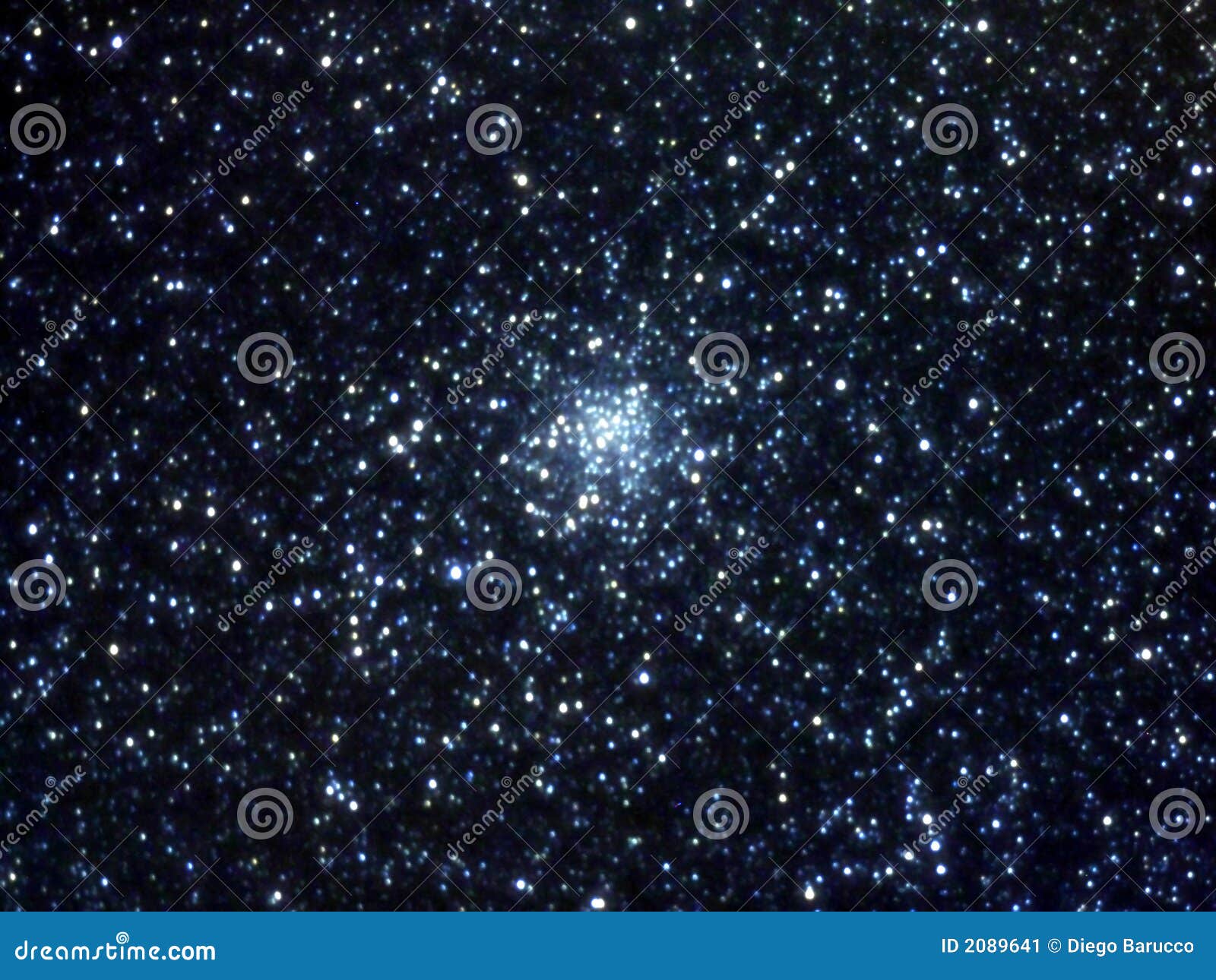 Stellar cluster stock image. Image of harmony, glare, blur - 2089641