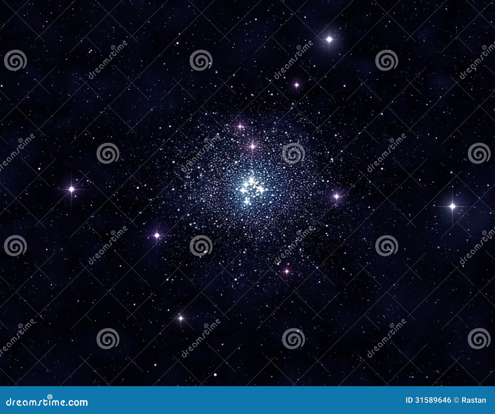 Stellar cluster stock photo. Image of cluster, light - 31589646