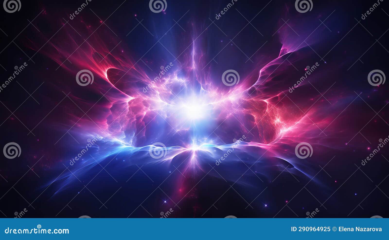 Stellar Flares in Deep Cosmos. Fantastic Neon Glow and Flashes of ...