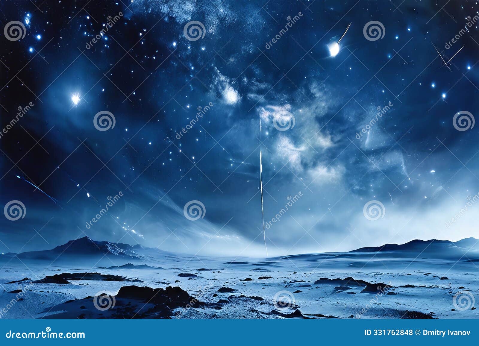 Stellar Landscape a Photogram of the L Rare Odd Stock Photo - Image of ...