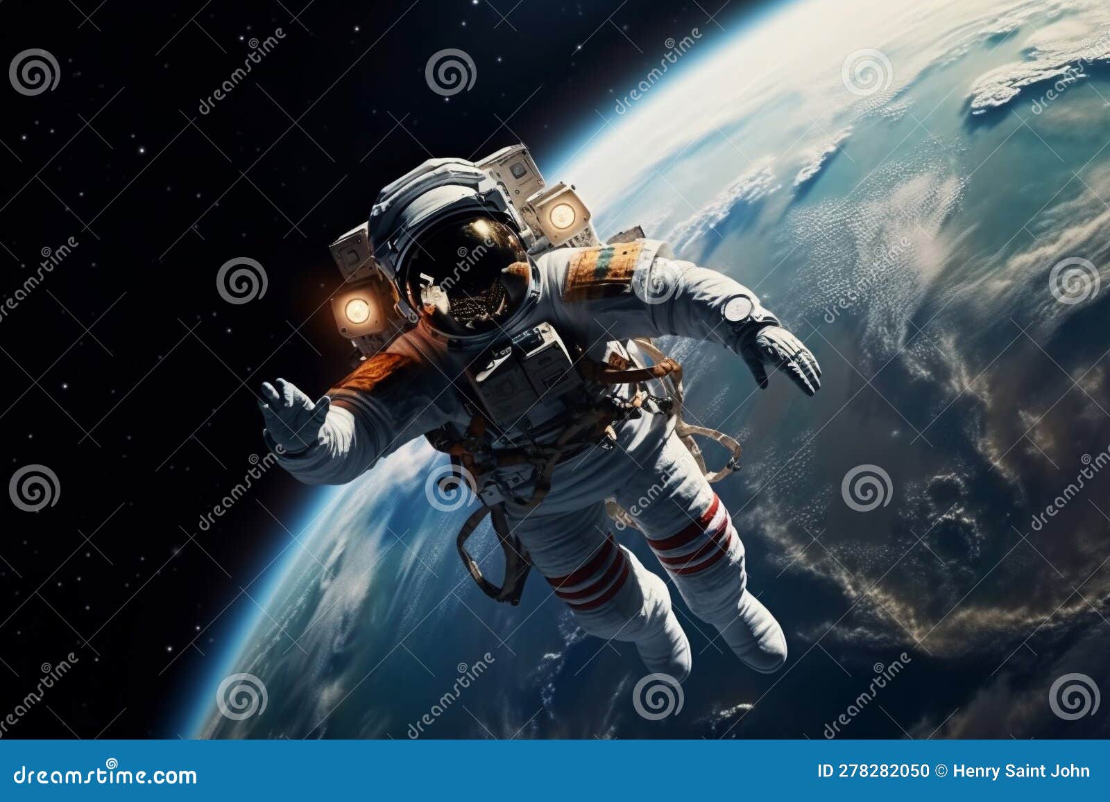 Stellar Odyssey - the Wonders of Space Exploration Stock Photo - Image ...