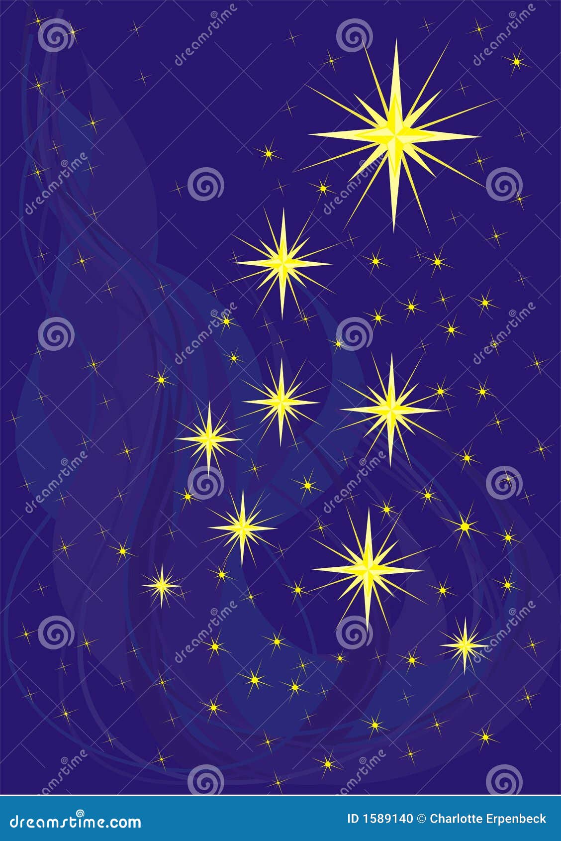 Stelle scintillanti illustrazione di stock. Illustrazione di stagionale ...