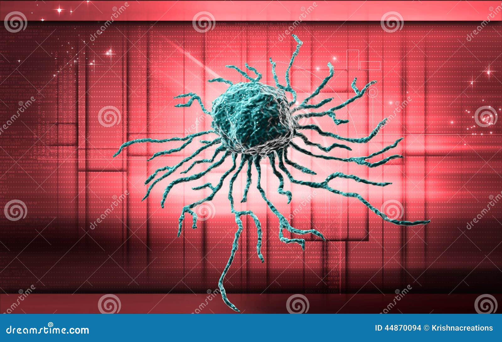 Stem cell stock illustration. Illustration of digital - 44870094