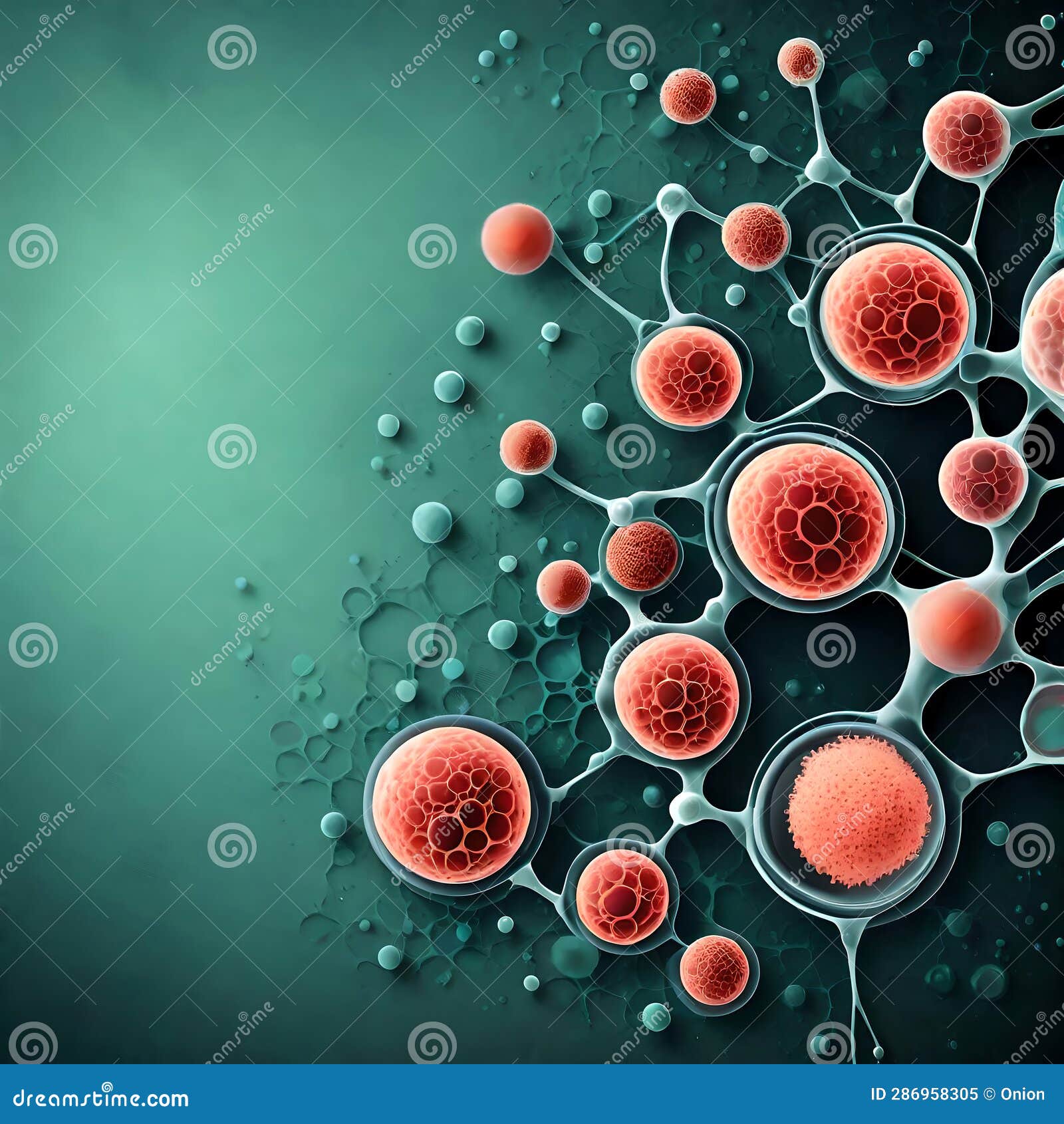 Stem Cells Background - Ai Generated Image Stock Illustration ...