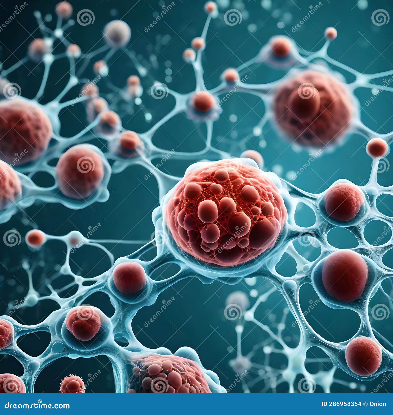 Stem Cells Background - Ai Generated Image Stock Illustration ...