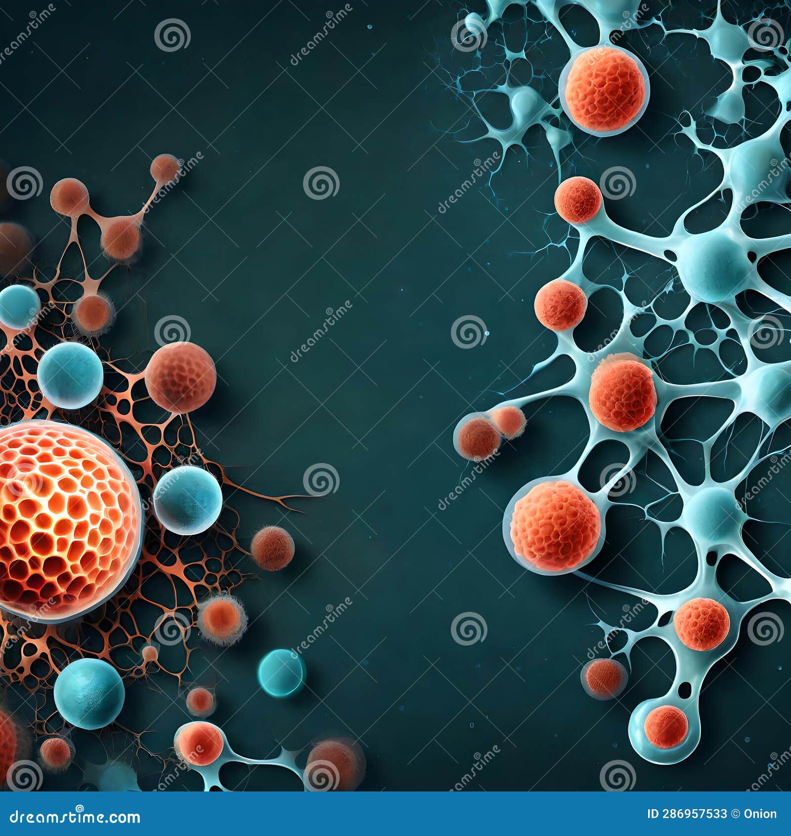 Stem Cells Background - Ai Generated Image Stock Illustration ...